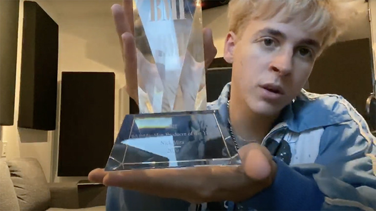 Nick Mira | Nick Mira Wins R&B/Hip-Hop Producer of The Year | 2020 BMI ...