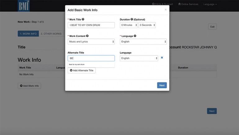 How To Register Your Songs Online at BMI.com | Video | BMI.com
